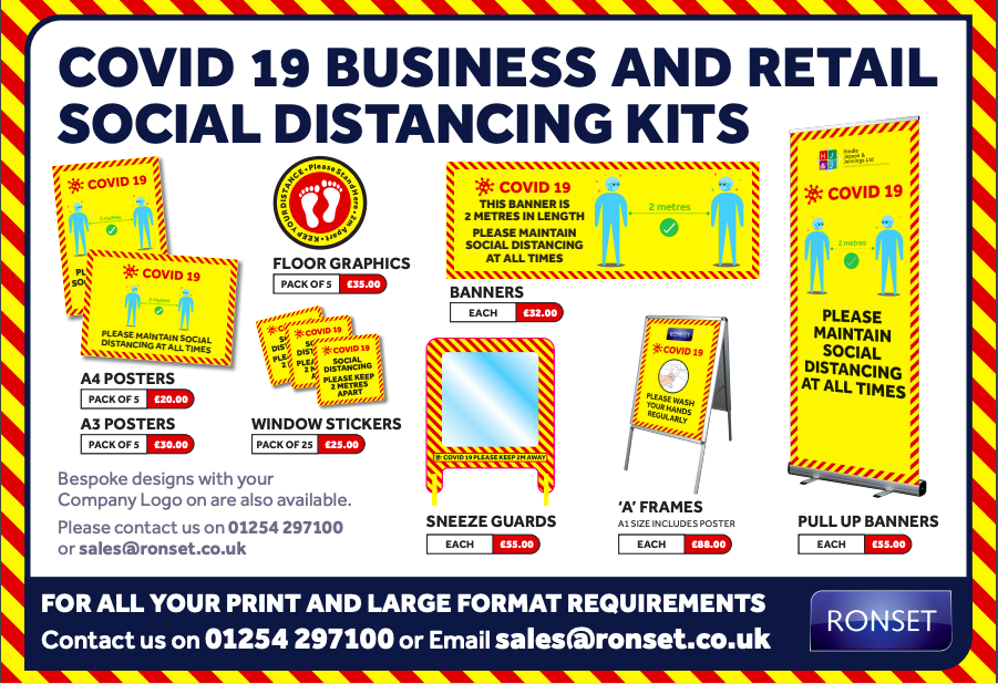 COVID-19 Workplace Safety Kits - Ronset Digital Printers